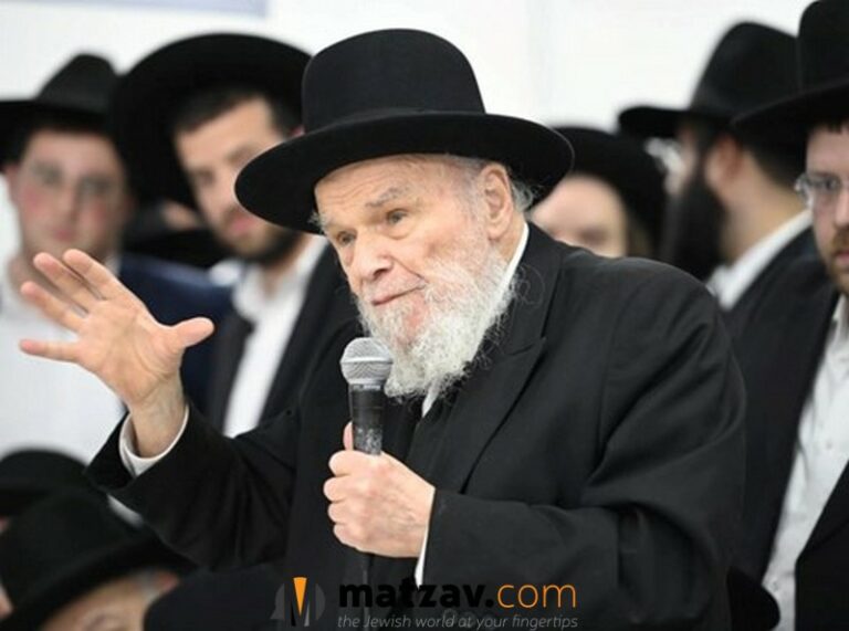 Rav Moshe Hillel Hirsch in the U.S.: “In Eretz Yisroel, People Can’t ...