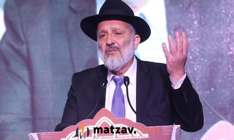 Deri Draws Red Line: Chareidi Parties Won’t Abandon Right-Wing Alliance ...